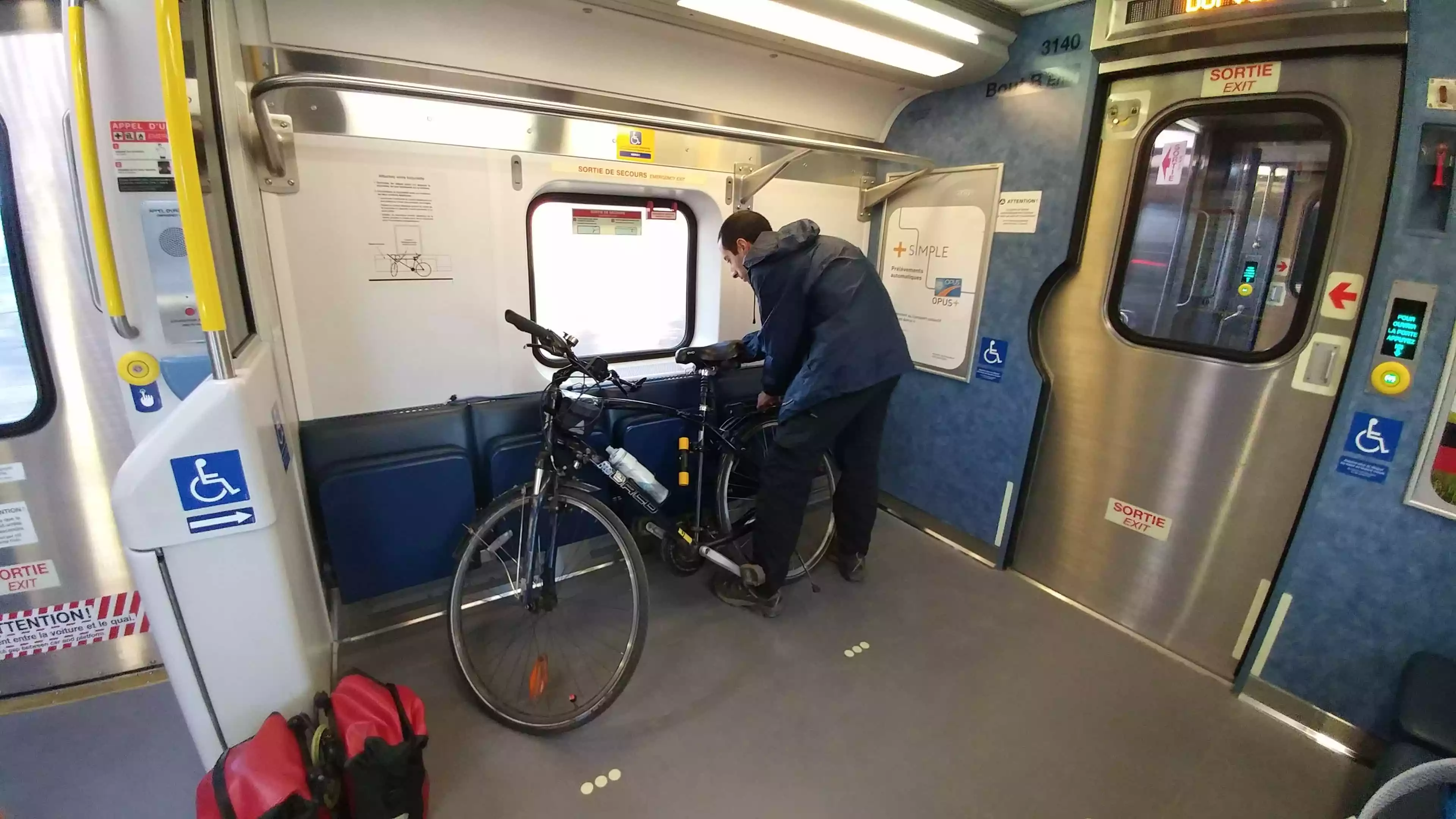 Cyclotouriste chez soi